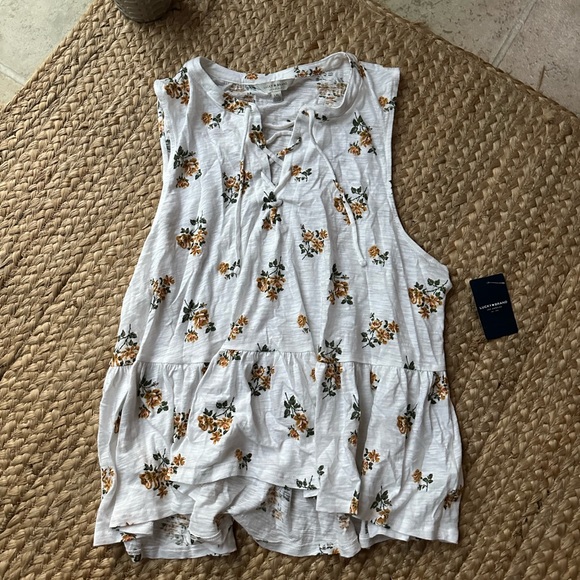 Lucky Brand | Tops | Nwt Lucky Brand Floral Tank | Poshmark